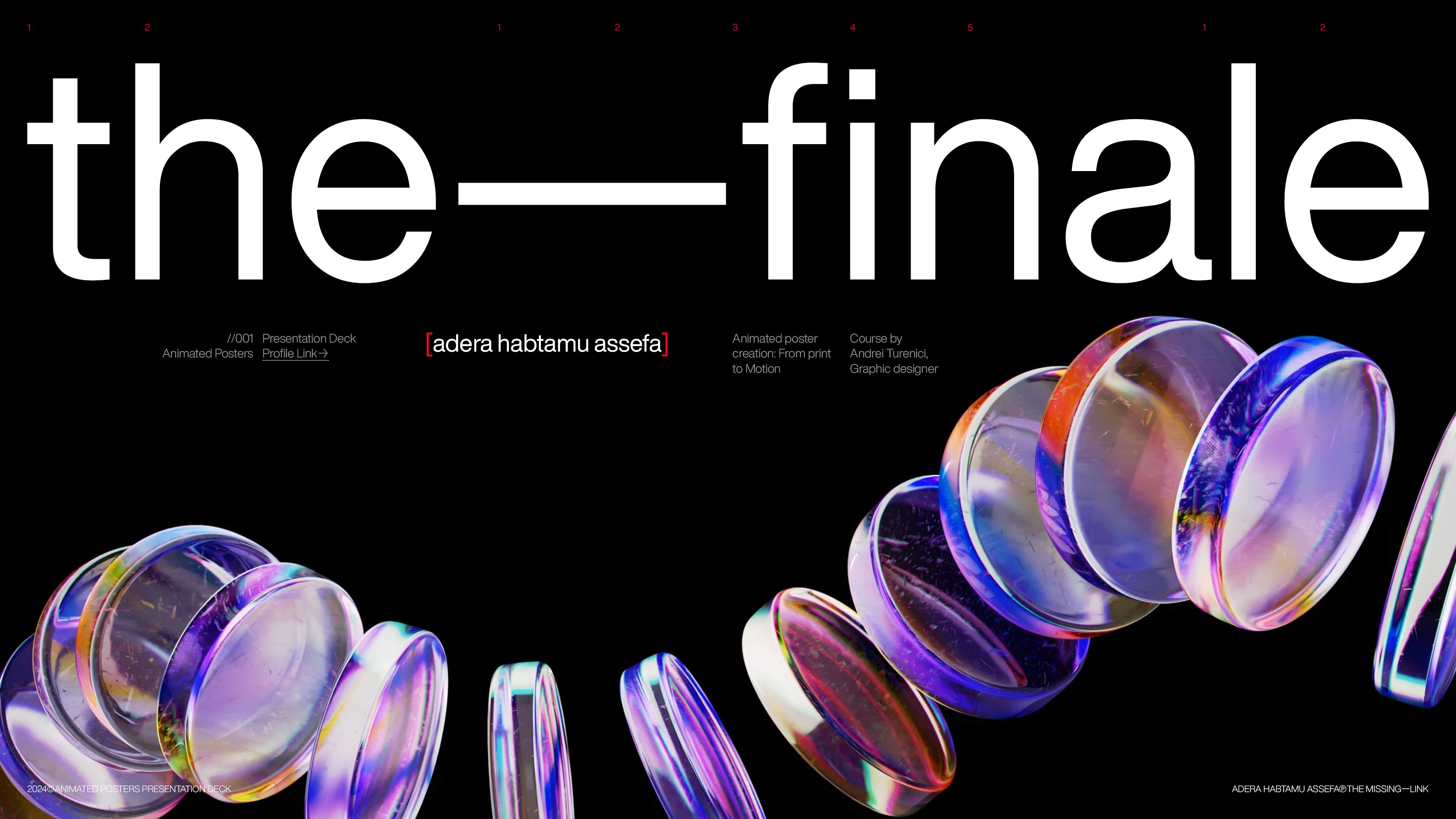 My project for course: Animated poster creation: From print to Motion | Domestika